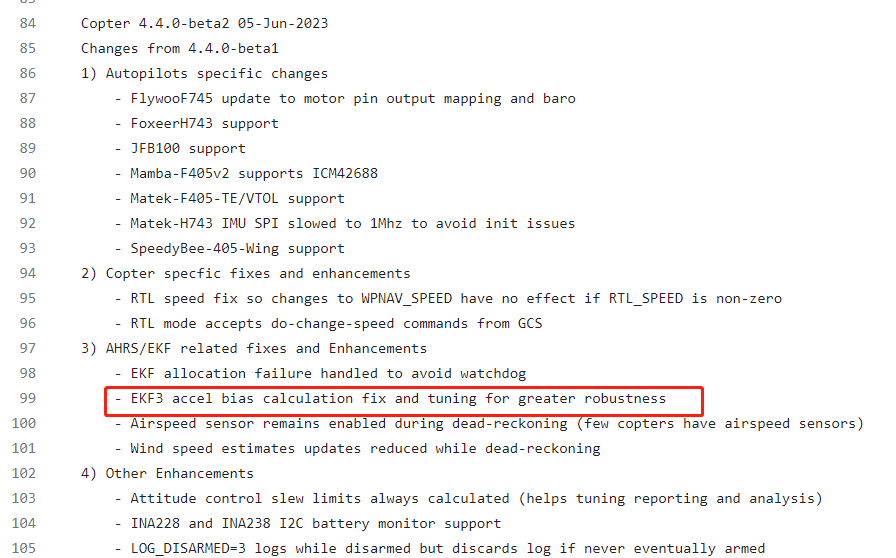 EKF3 Accel bias calculation fix · Issue #25104 · ArduPilot/ardupilot · GitHub