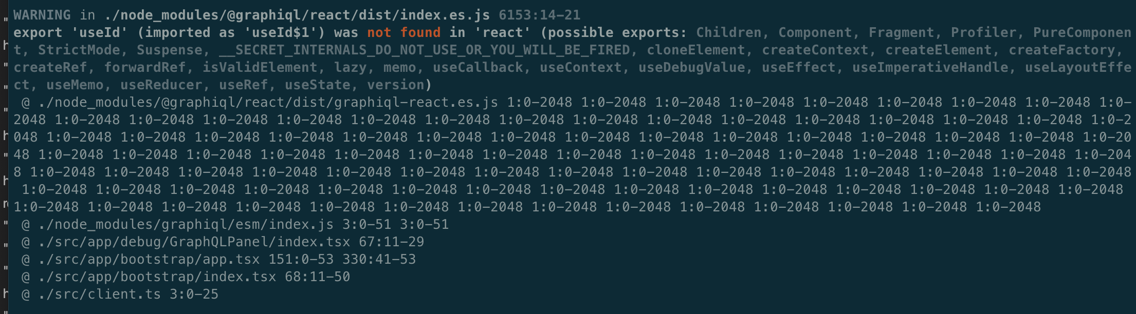 Graphiql React Graphiql 220 Not Working With Webpack Projects In React 17 · Issue 2950