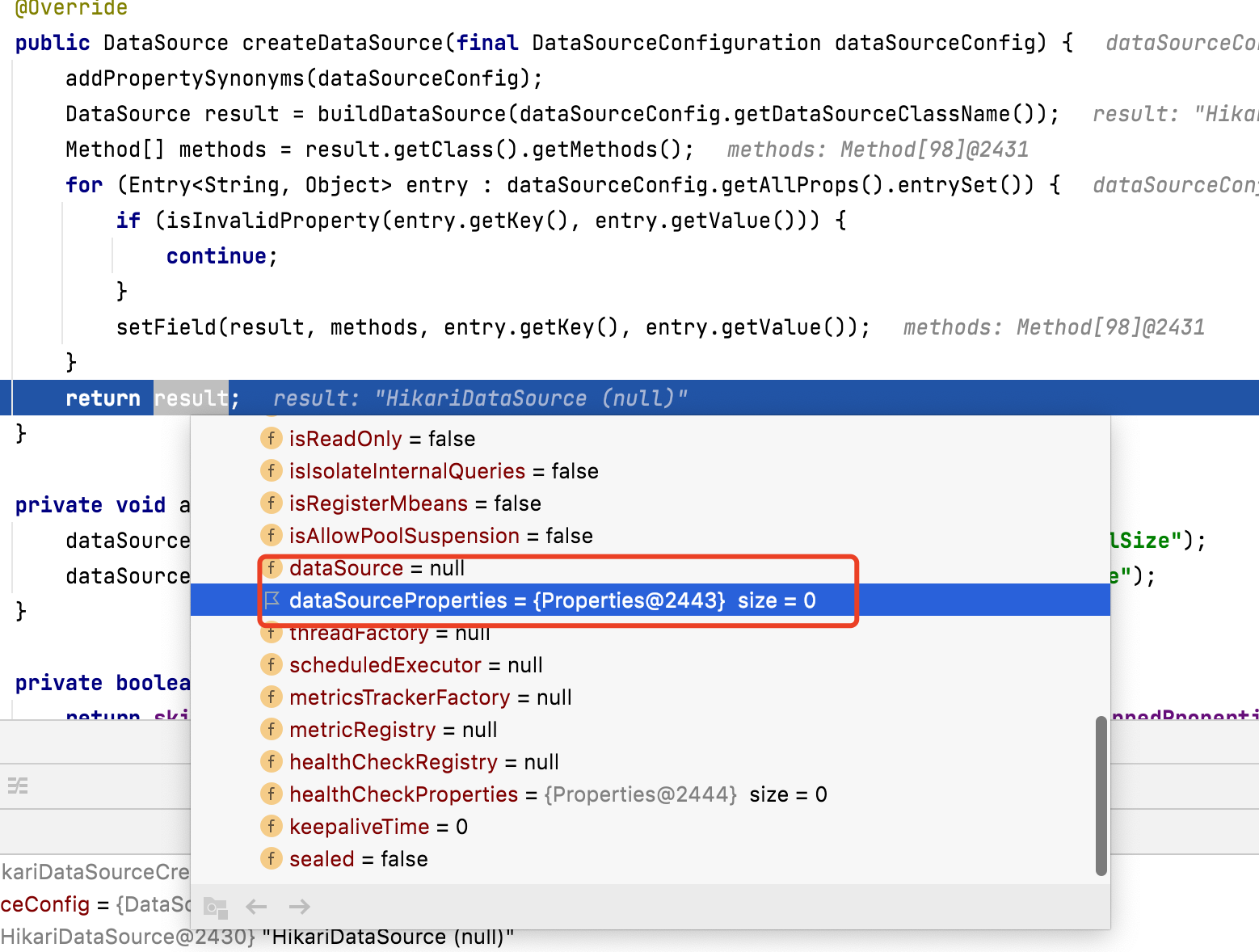 How do I configure the dataSourceProperties of HikariDataSource · Issue ...