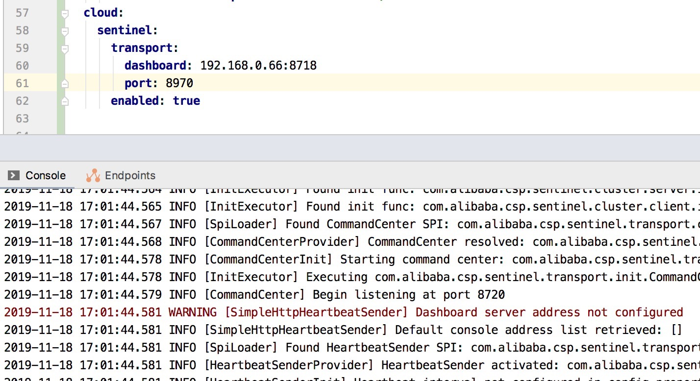 Dashboard Server Address Not Configured · Issue 1164 · Alibabasentinel · Github