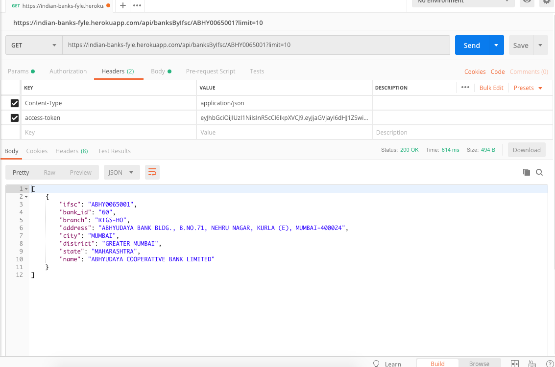 GitHub - simsausaurabh/indian-banks-fyle: REST API build using Node.js to fetch details of banks ...
