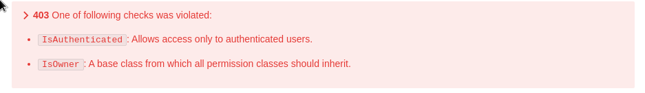 IsOwner permission is redundant (?) · Issue #561 · jazzband/django-push-notifications · GitHub