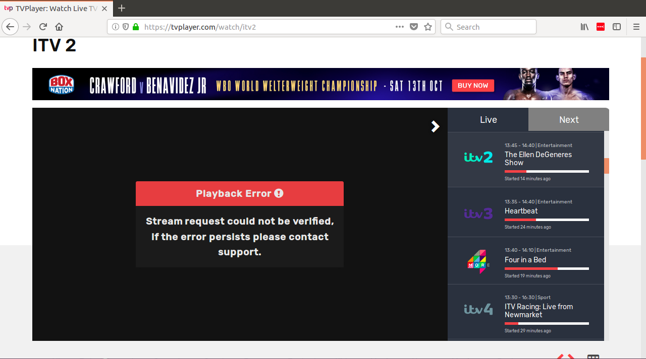 tvplayer.com 401 Unauthorized since yesterday (2018-10-10) · Issue #2110 · streamlink/streamlink ...