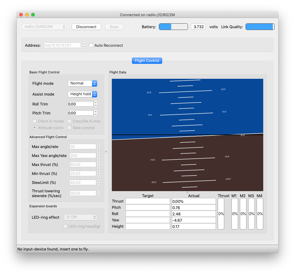 Only "Flight Control" tab visible in Mac OS, other tabs do not appear · Issue #394 · bitcraze ...