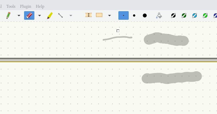 Cursor size update does not occur when moving from toolbar to page ...