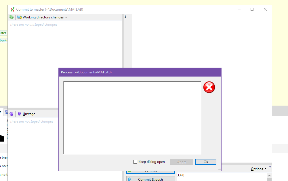 Portable version stalling when running commit · Issue #7710 · gitextensions/gitextensions · GitHub