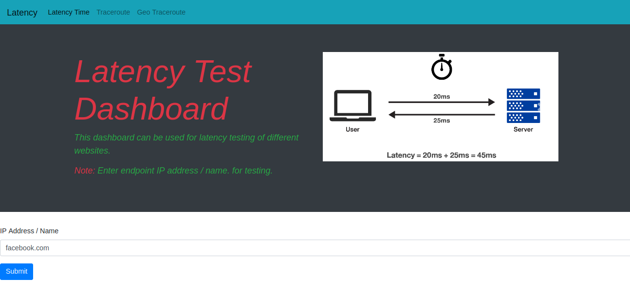GitHub - sandeshk06/Latency_analysis: Used of testing latency against ...