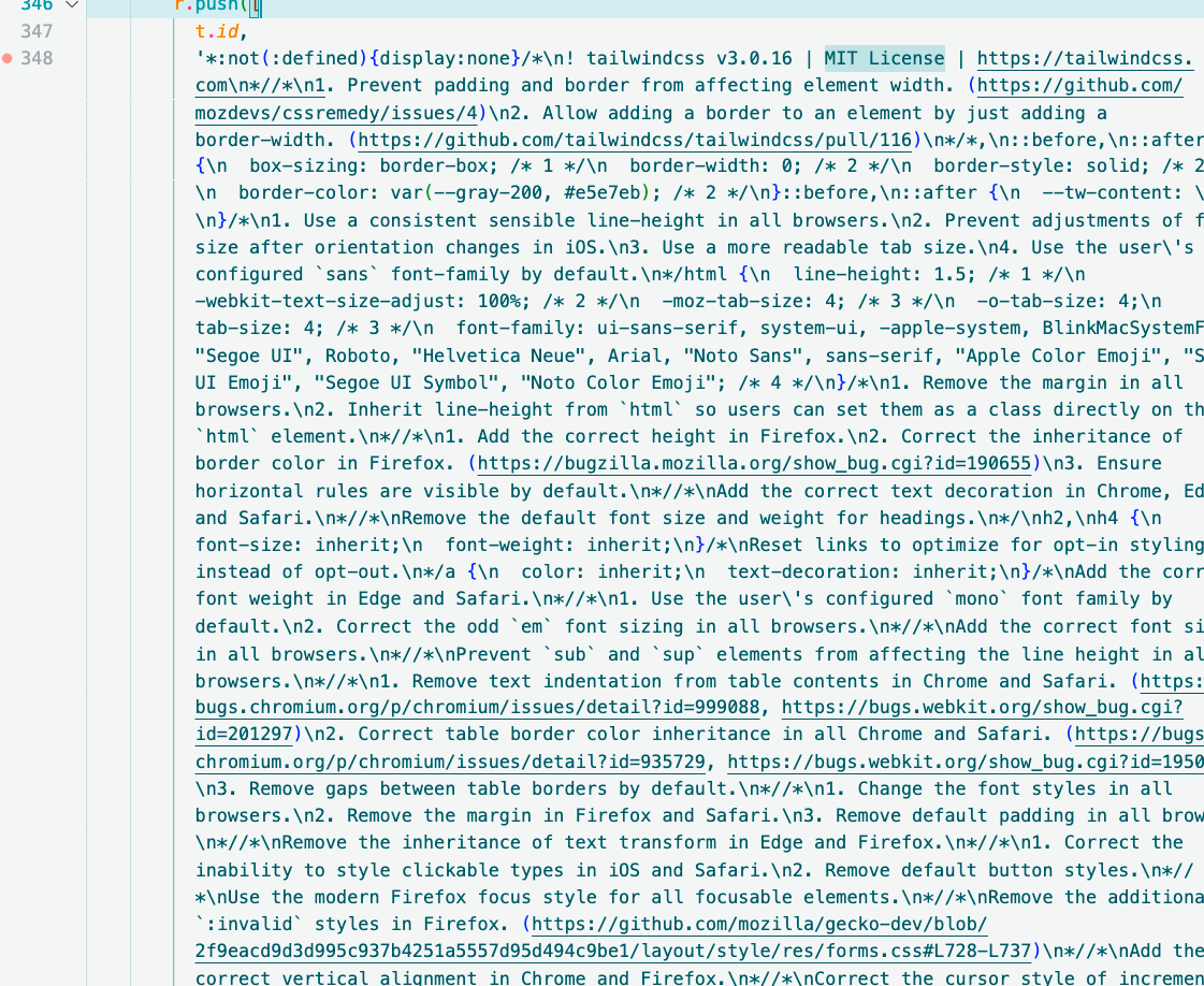 Bug | Tailwind 3 webpack bundles include too much chatter · Issue #7248 · tailwindlabs ...