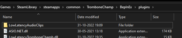 GitHub - NyxTheShield/LowLatencyTromboneChamp: Mod that adds ASIO Support to Trombone Champ for ...