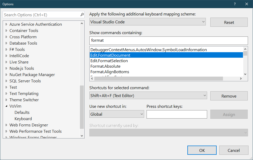 Conflict Between Additional Keyboard Mapping Scheme And Vsvim · Issue 2903 · Vsvim Vsvim · Github