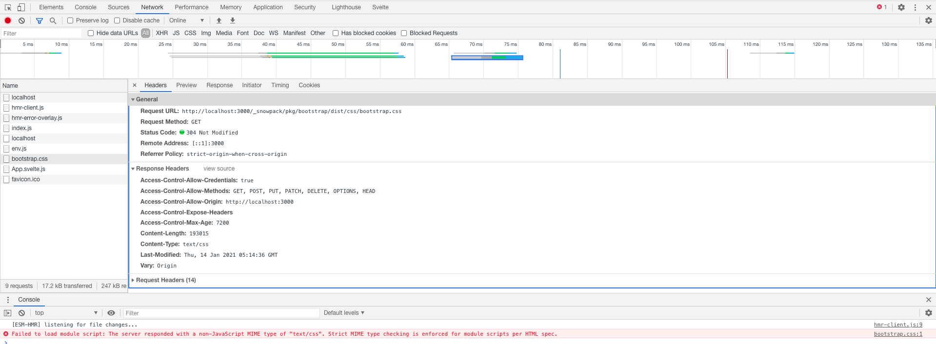 CSS proxy issue. Wrong mime type. · FredKSchott snowpack · Discussion #740 · GitHub
