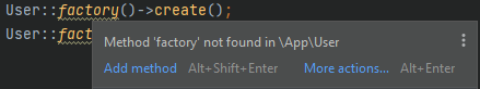 How to add the factory() methods to the models helper file ? · Issue ...