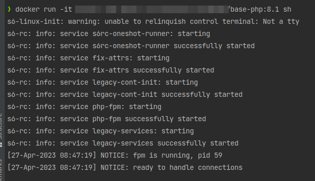 Clarification about CMD & STDOUT · Issue #528 · just-containers/s6-overlay · GitHub
