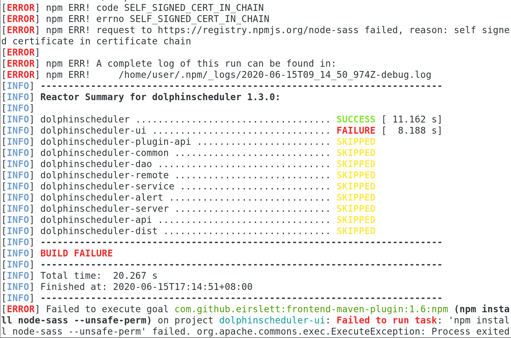 Question One Click Deploy Error · Issue 2982 · Apache