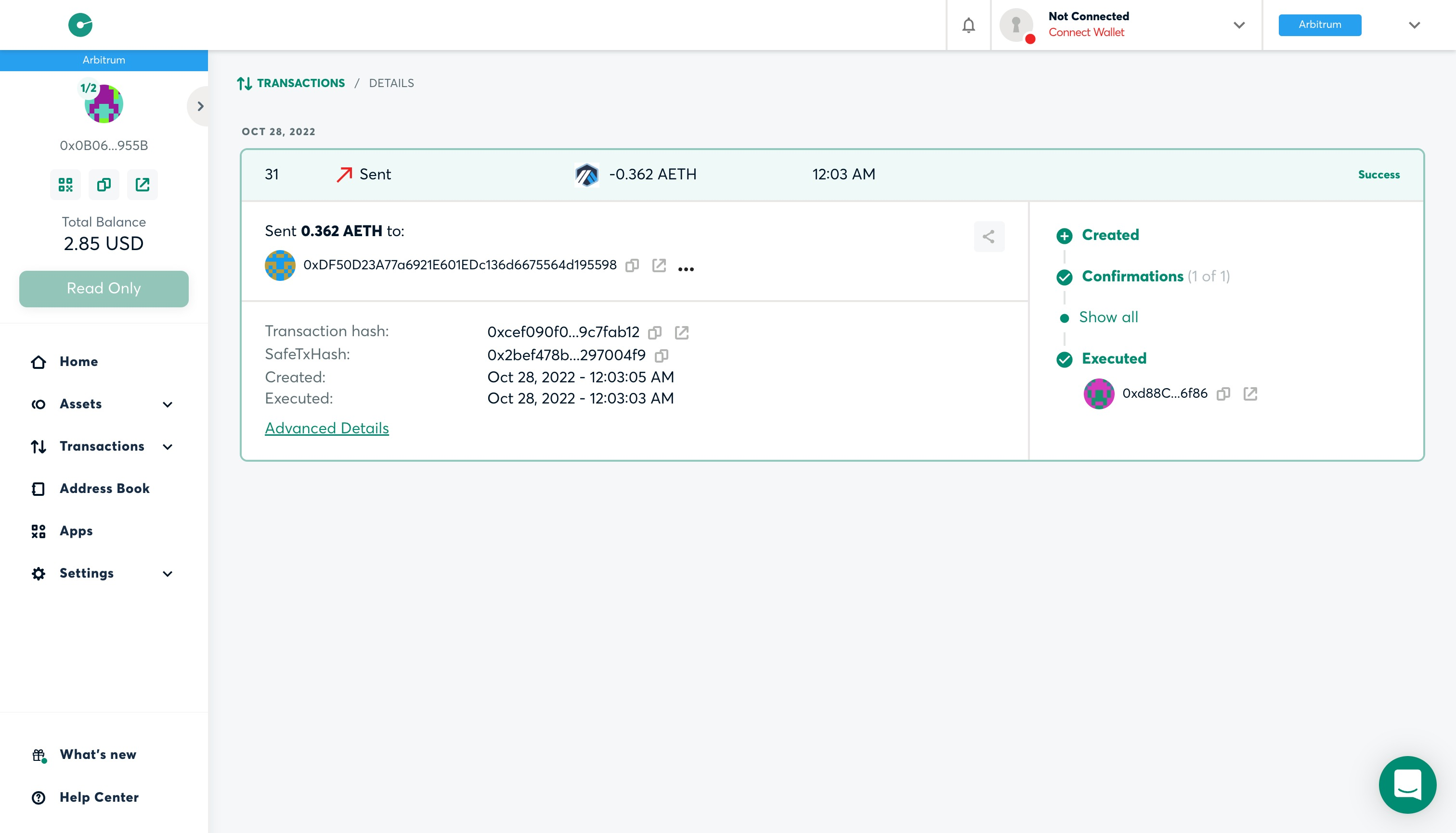 Transaction executed without confirmation · Issue #47 · 5afe/safe-support · GitHub