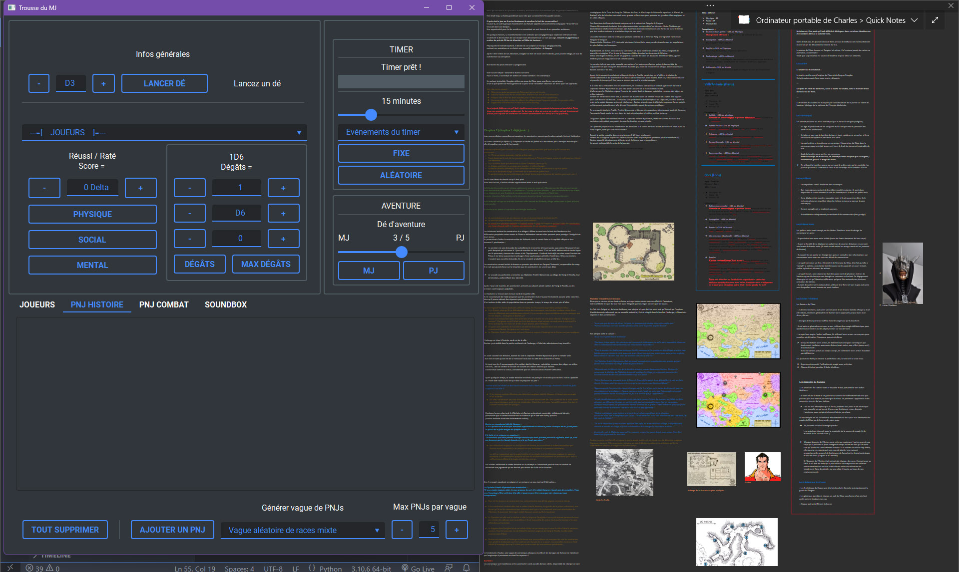 GitHub - PictorSomni/D100_Desktop: An interface to manage my own Table RPGs - Using PySide6