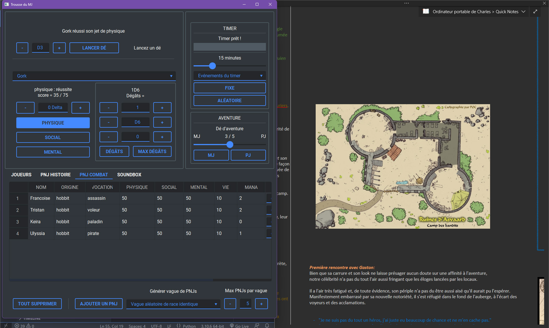GitHub - PictorSomni/D100_Desktop: An interface to manage my own Table RPGs - Using PySide6
