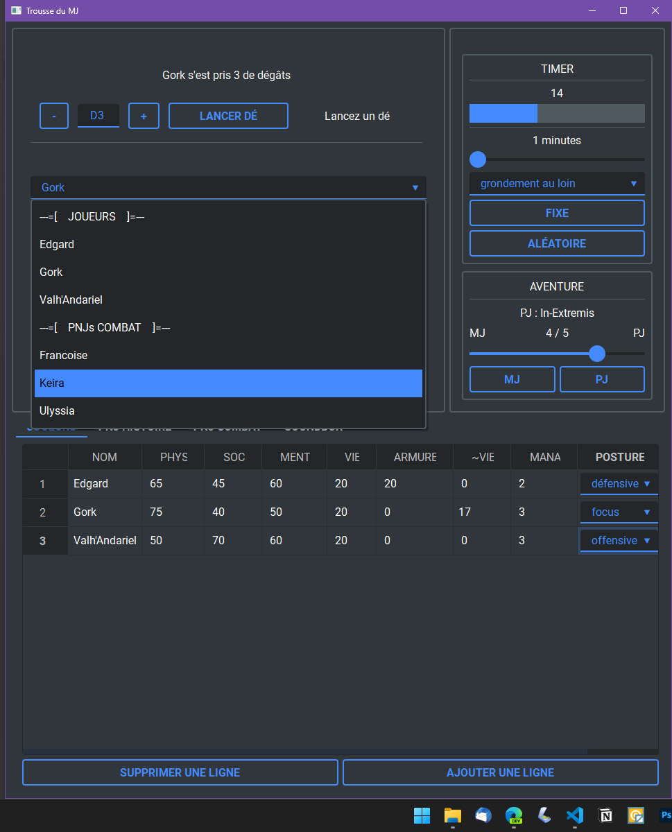 GitHub - PictorSomni/D100_Desktop: An interface to manage my own Table RPGs - Using PySide6
