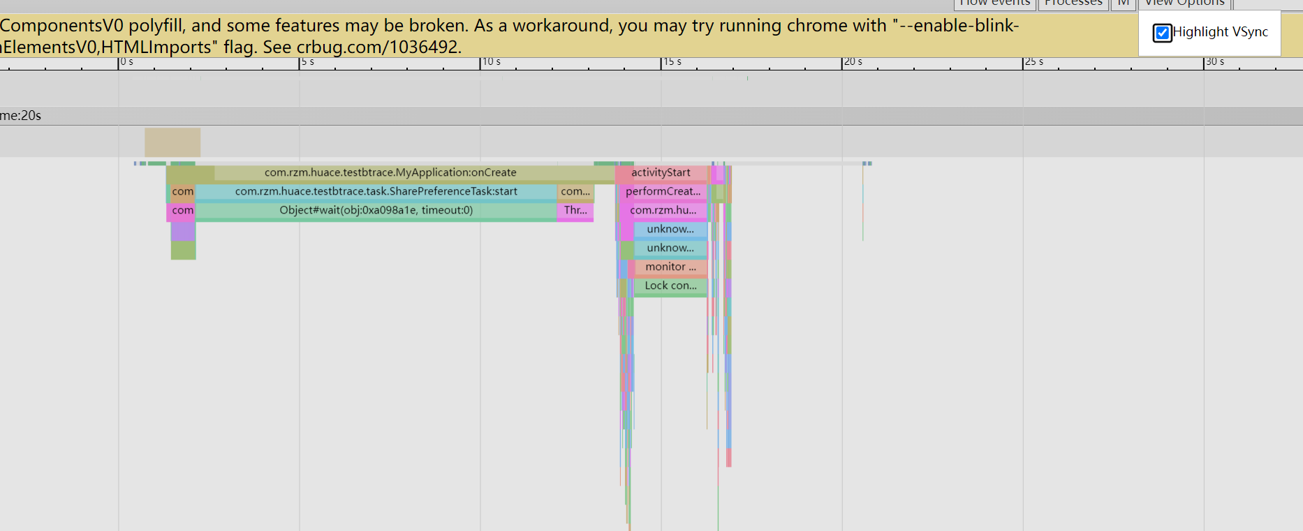 2.0抓到trace打开之后，似乎没有vsync信息，这是为何？1.0的时候还有 · Issue #79 · bytedance/btrace ...