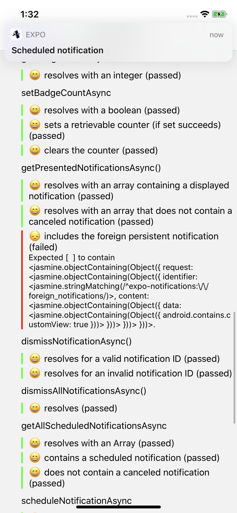 Ios Notifications Getpresentednotificationasync Does Not Return Foreign Notifications Info