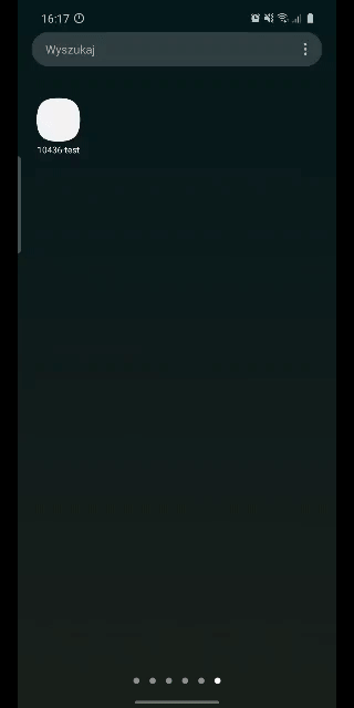 Splash screen background without image briefly visible before app is ...