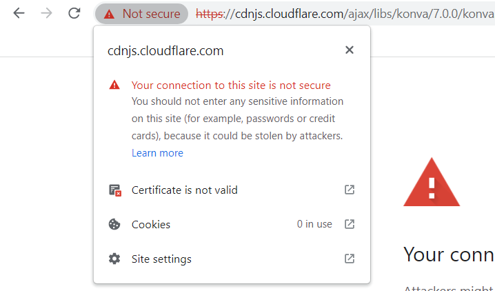 Getting 504 Error To Get Konva Min Js Package Library Konva700konvamin 