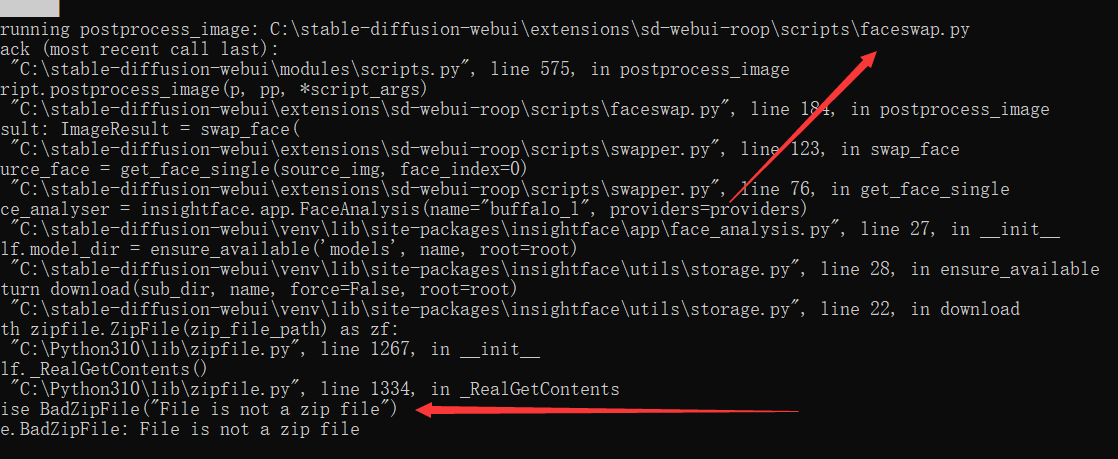 error in faceswap.py · Issue #235 · s0md3v/sd-webui-roop · GitHub