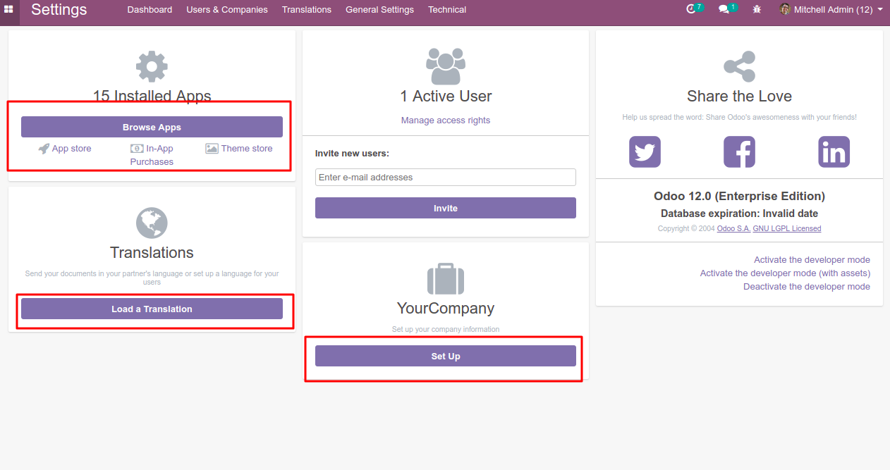 12 Could Not Open View From Settings Dashboard · Issue 27434 · Odooodoo · Github