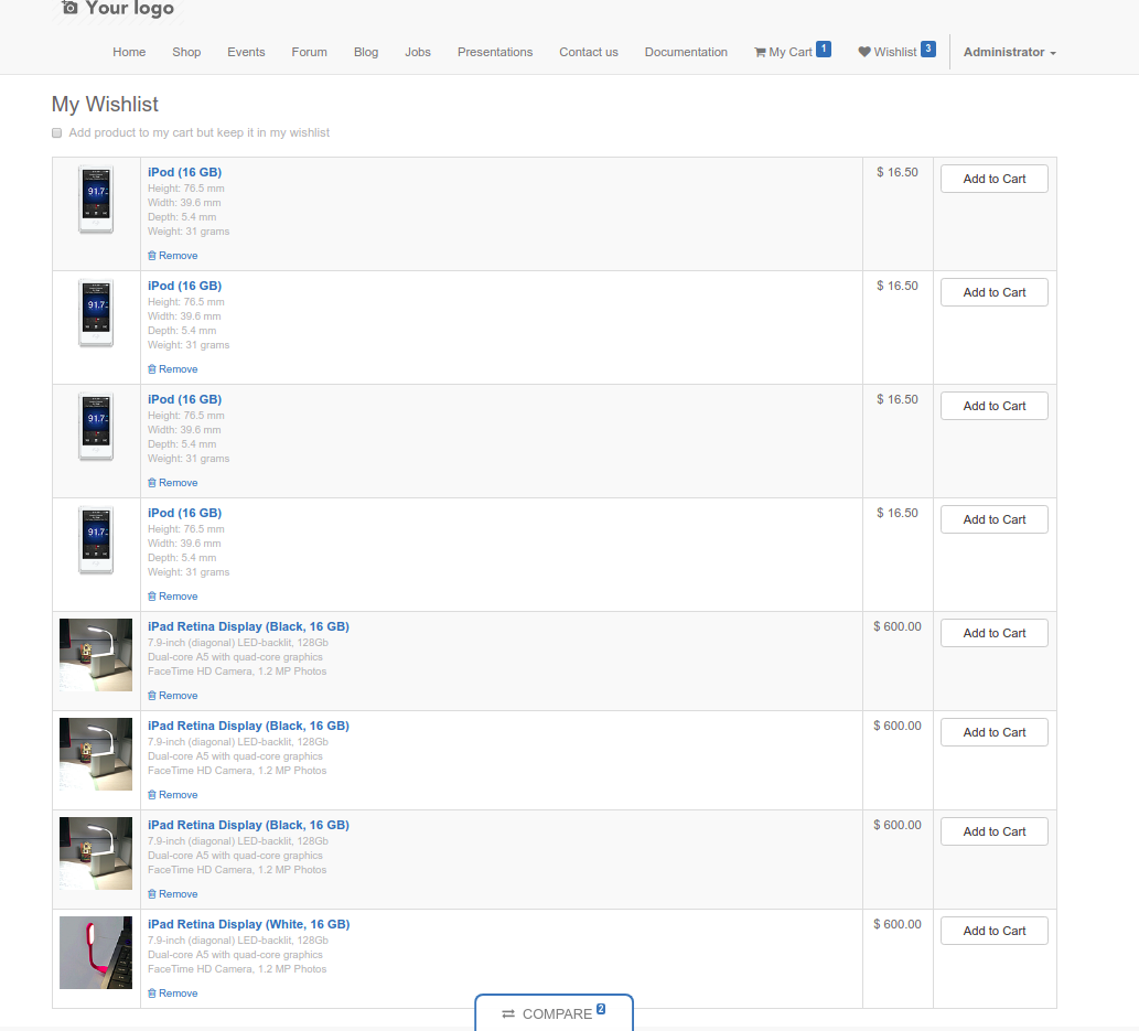 [11] Do not add Same Product multiple times to wishlist · Issue #28263 · odoo/odoo · GitHub