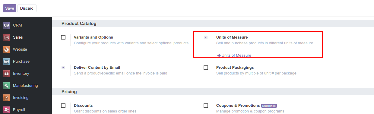 [12] Expected singleton: uom.uom() on selecting uom on Invoice line · Issue #28269 · odoo/odoo ...