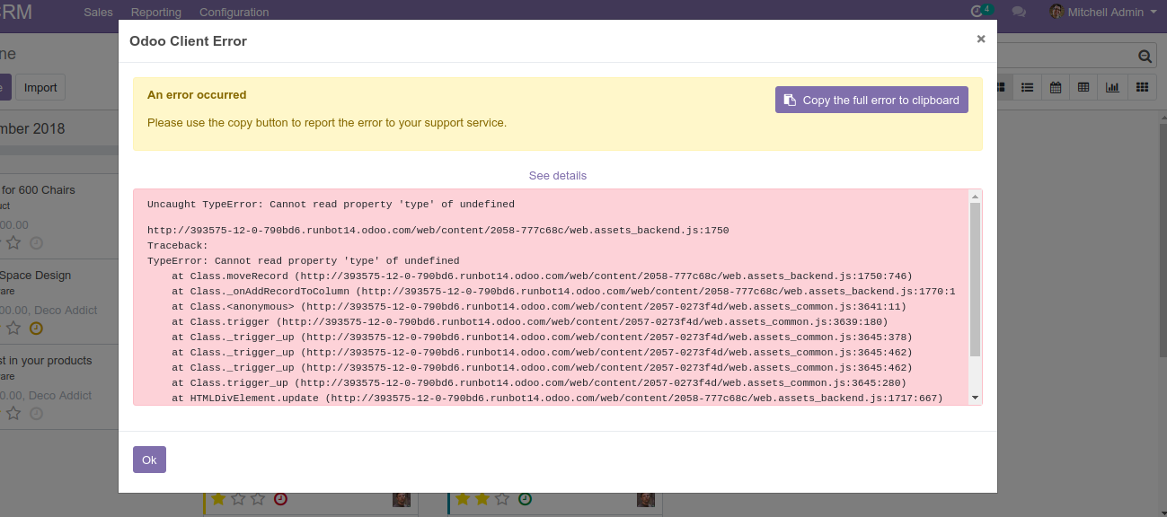 12 Uncaught Typeerror Cannot Read Property Type Of Undefined On Kanban · Issue 28376