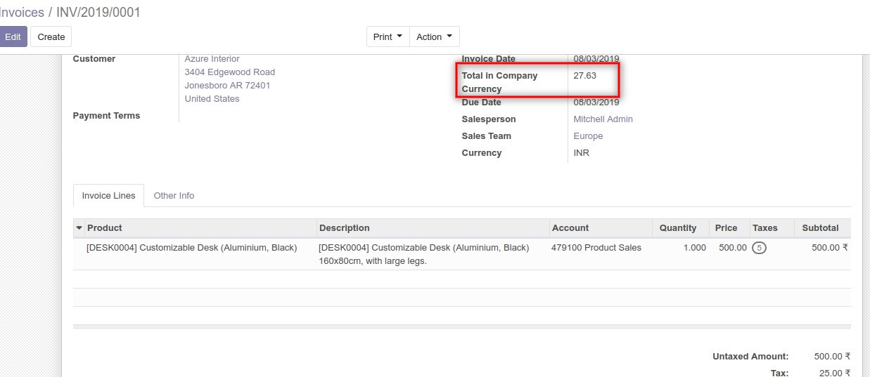 [12.0] Rounding issue in invoice and related Journal entries · Issue #35334 · odoo/odoo · GitHub