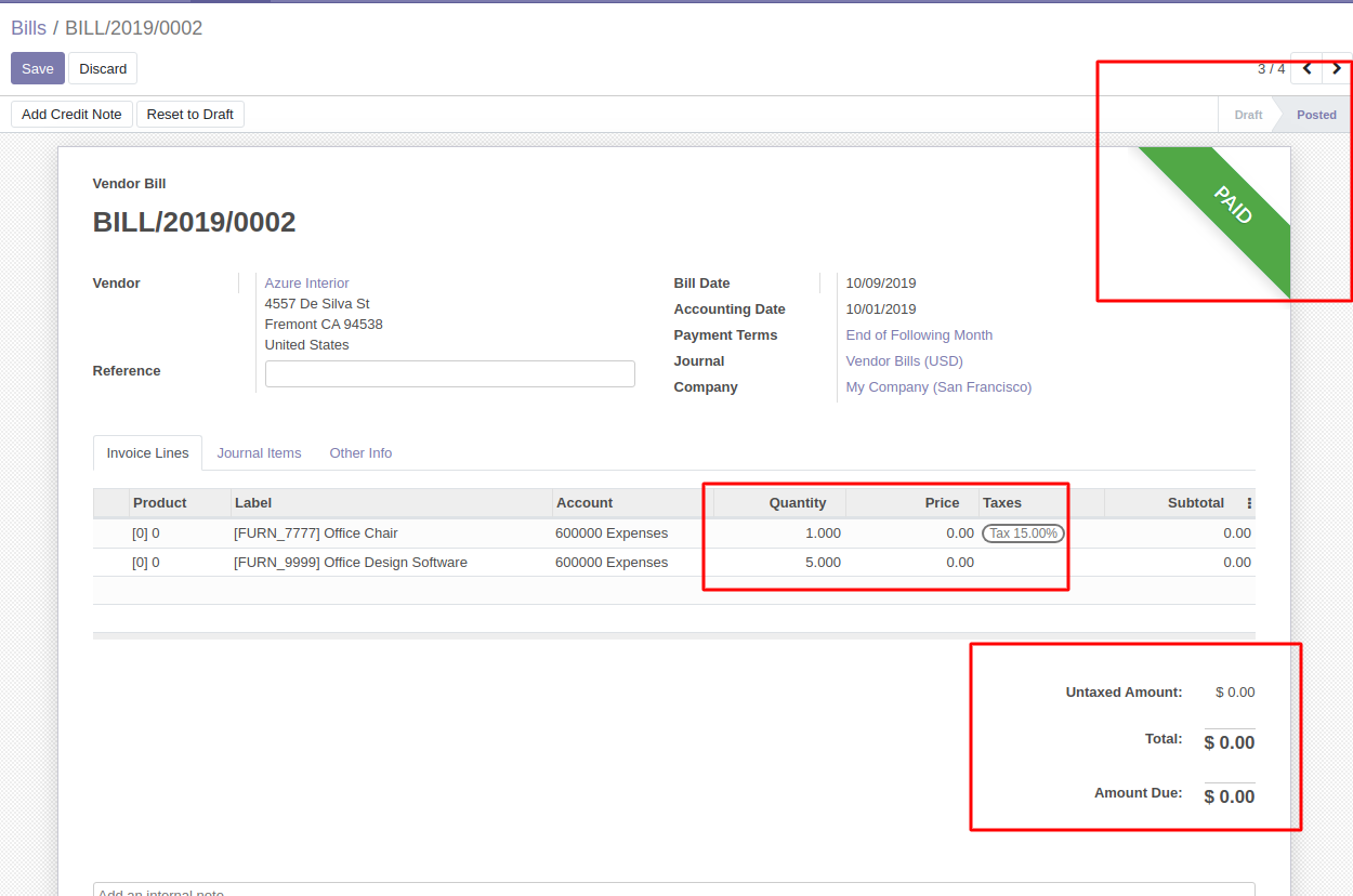 [13.0] Couldn't create Refund for Bill with Zero Amount · Issue #38310 · odoo/odoo · GitHub