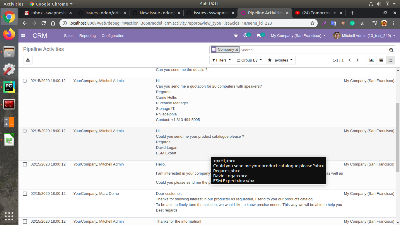 13 Web Issue On Exporting Html Field · Issue 45435 · Odooodoo · Github