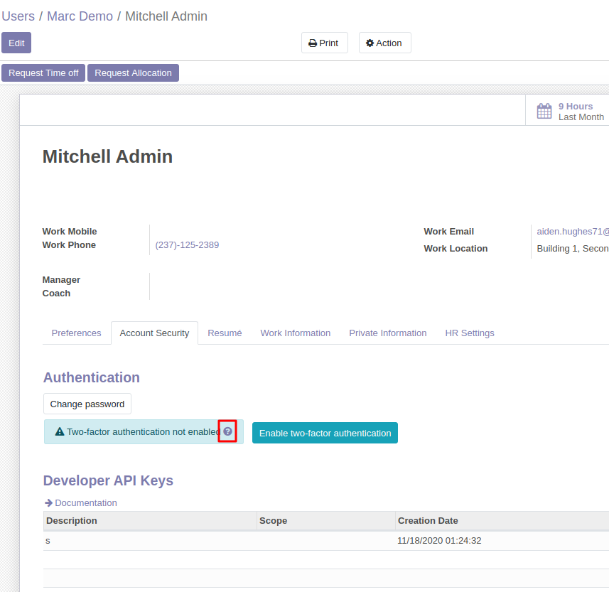 [14 0] Auth Totp Missing Documentation For 2fa · Issue 61902 · Odoo Odoo · Github