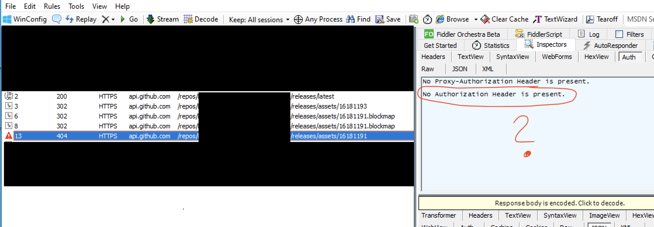 Github Token Is Missing When Downloading Release But Is Present When