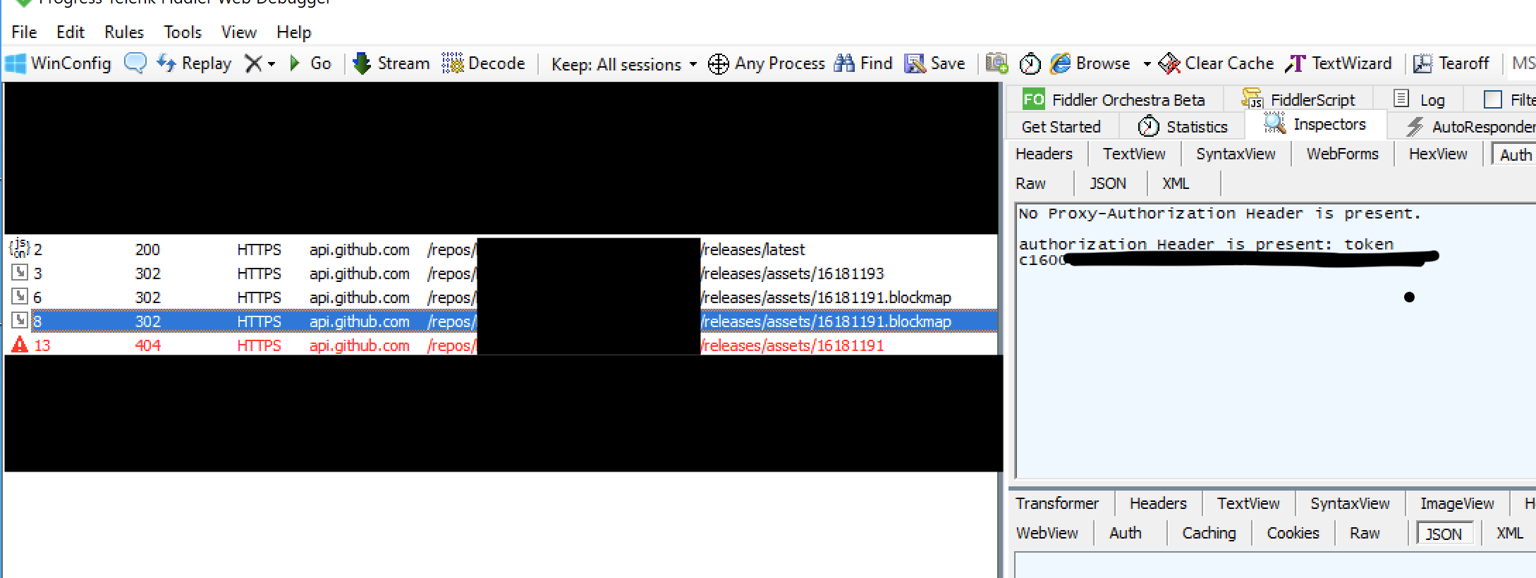 Github Token Is Missing When Downloading Release But Is Present When Fetching Blockmap · Issue