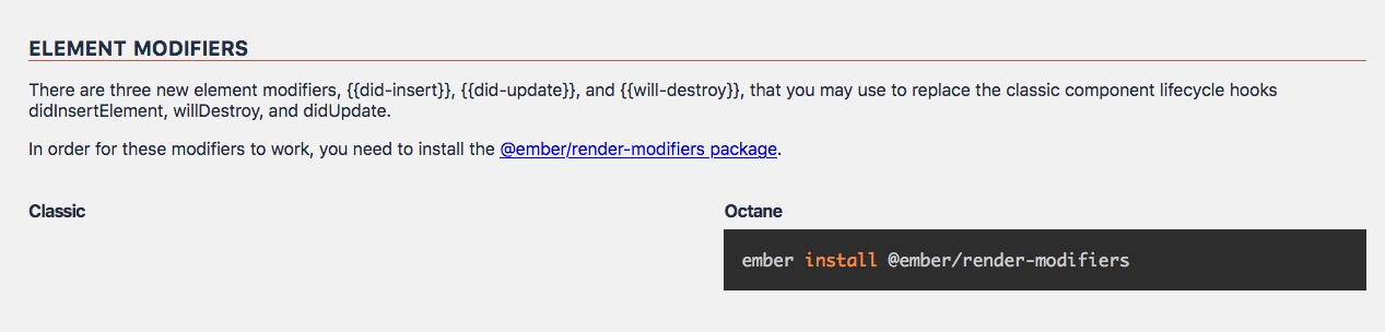 Bug - The "Classic" example for Element Modifiers is missing · Issue #45 · ember-learn/ember ...