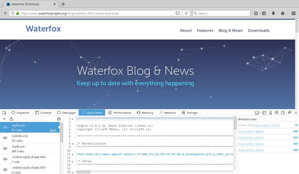 Devtools Dark Theme Makes Scrollbars Invisible · Issue 459 · Browserworkswaterfox · Github