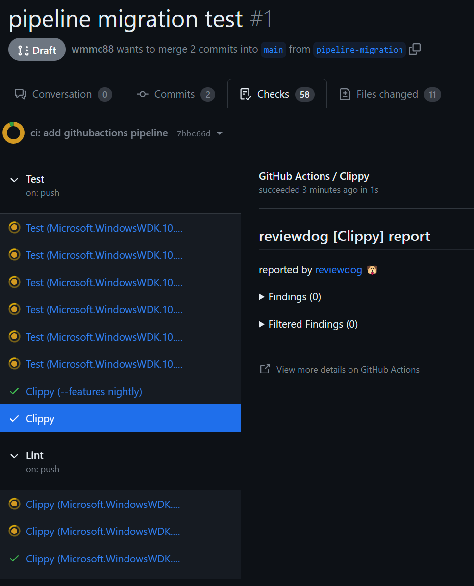 github-check reporter shows clippy as step under random job · Issue #83 · giraffate/clippy ...