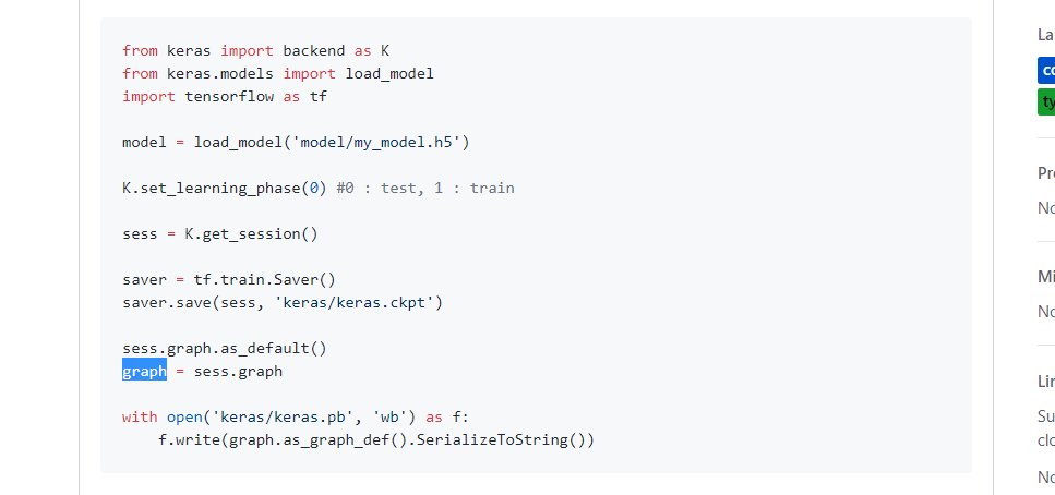 Extract Model Variable from Serialize Graph File · Issue #38376 · tensorflow/tensorflow · GitHub
