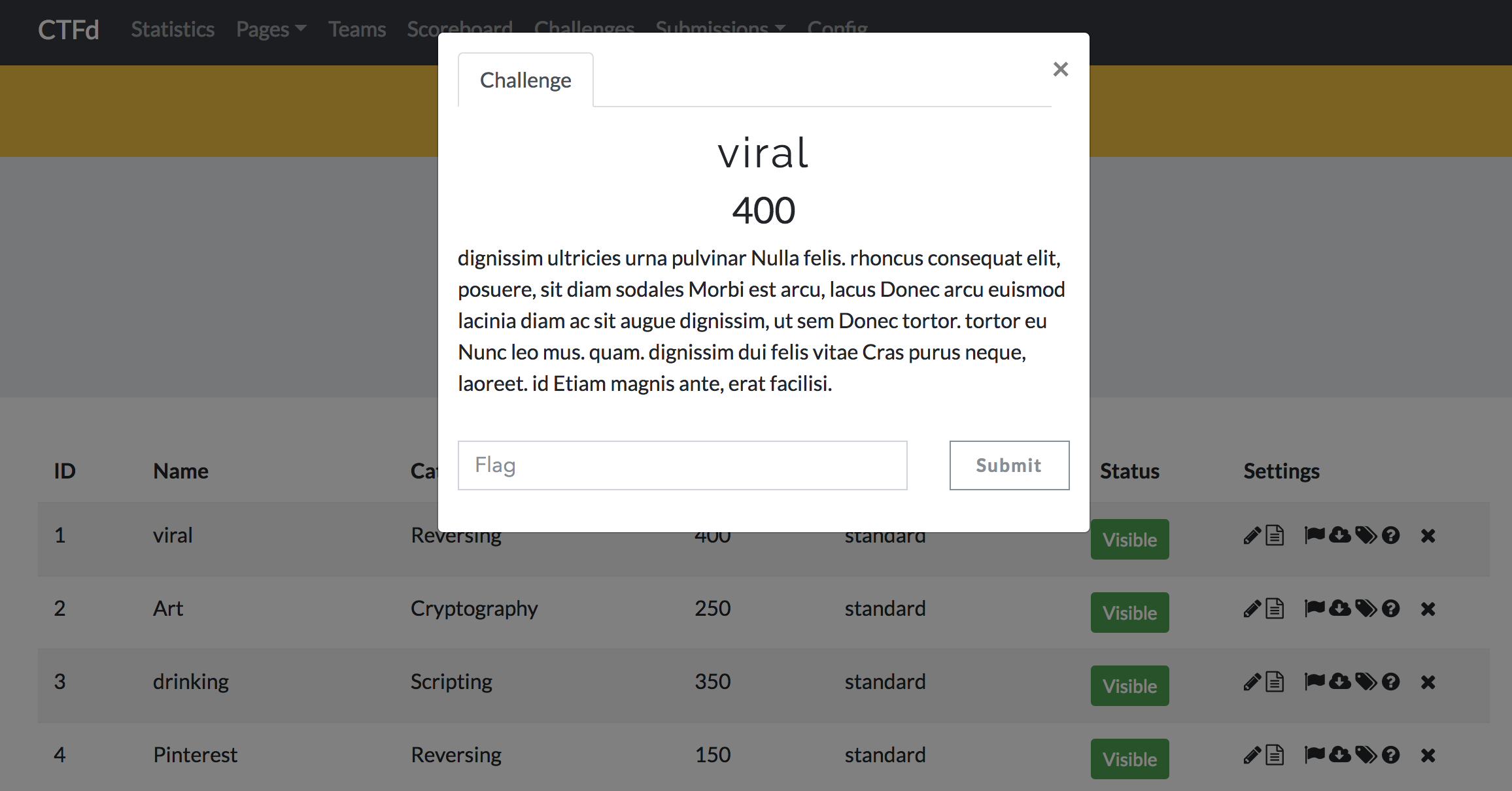 Add A Test Box For Regex Flags Or Other Flag Types · Issue 391 · Ctfdctfd · Github 8681
