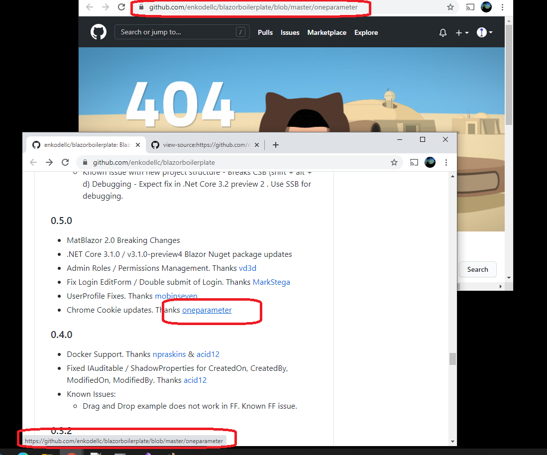 The README file in this repo has some bad links - [404:NotFound] · Issue #436 · enkodellc ...