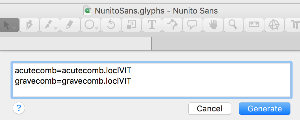 Making Vietnamese look better: What command? :) · Issue #35 · googlefonts/gftools · GitHub