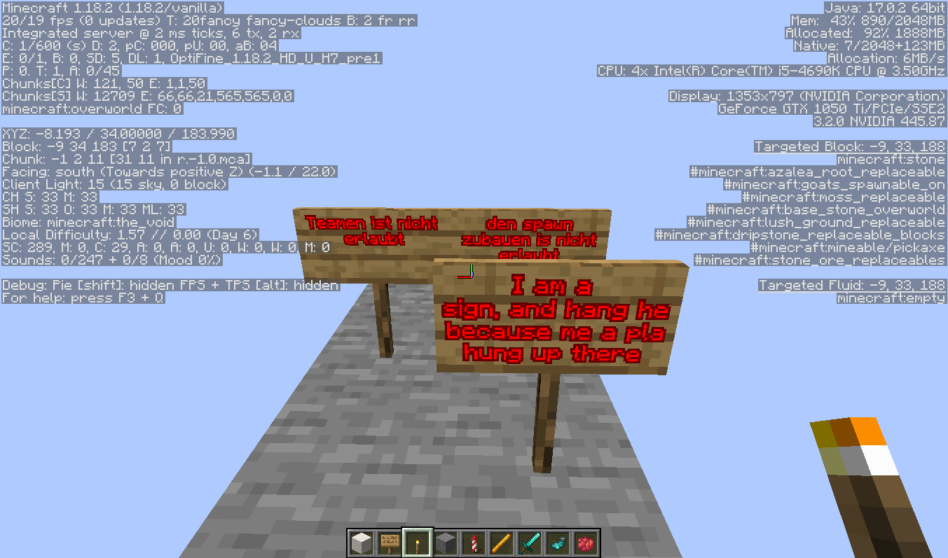 [Bug] Not all text on signs · Issue #6721 · sp614x/optifine · GitHub