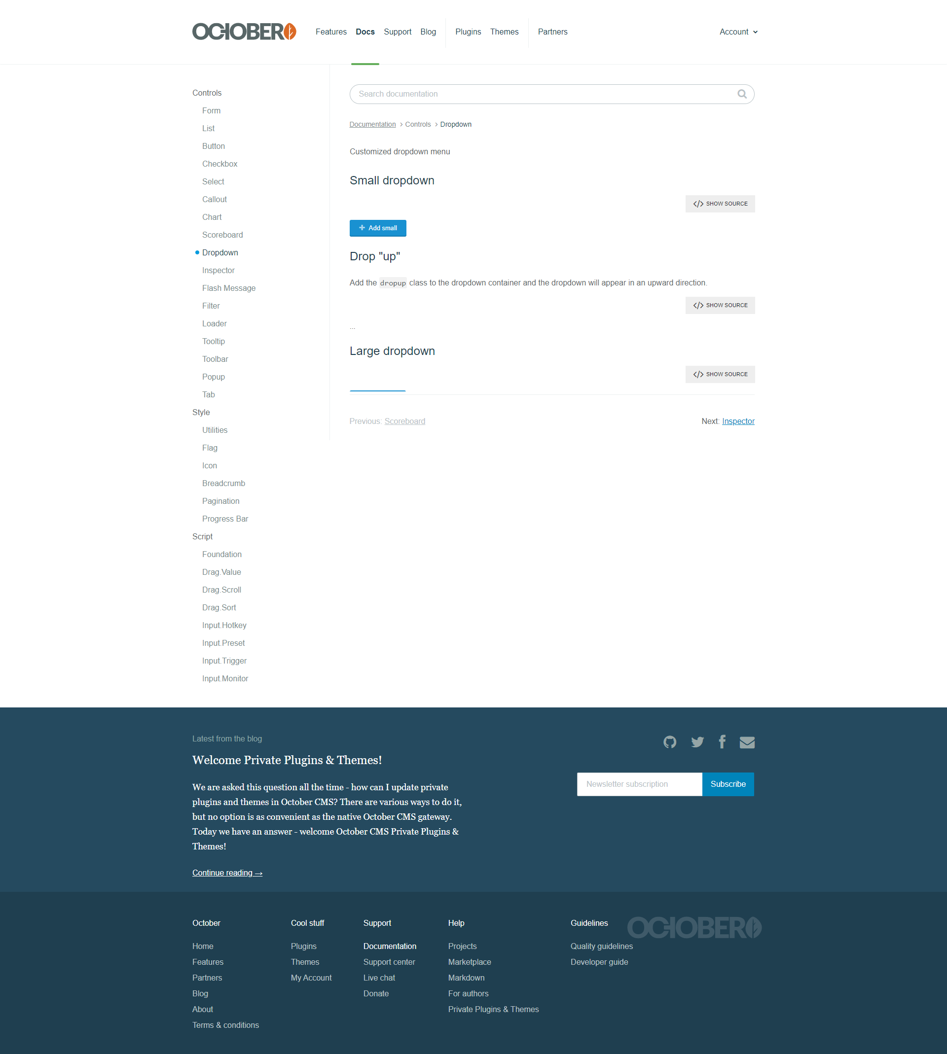 Icons pages not showing icon list · Issue #4665 · octobercms/october · GitHub
