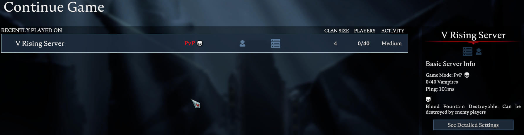Can't connect to server in Continue screen. · Issue #45 · StunlockStudios/vrising-dedicated ...