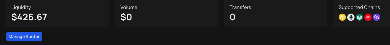 Show volume and transfers data on routers page · Issue #2728 · connext/monorepo · GitHub