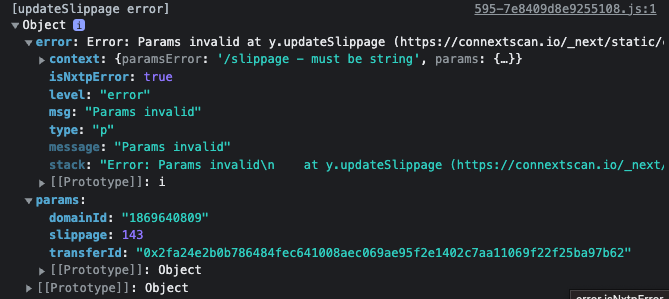 Bump slippage on UI not working · Issue #3409 · connext/monorepo · GitHub