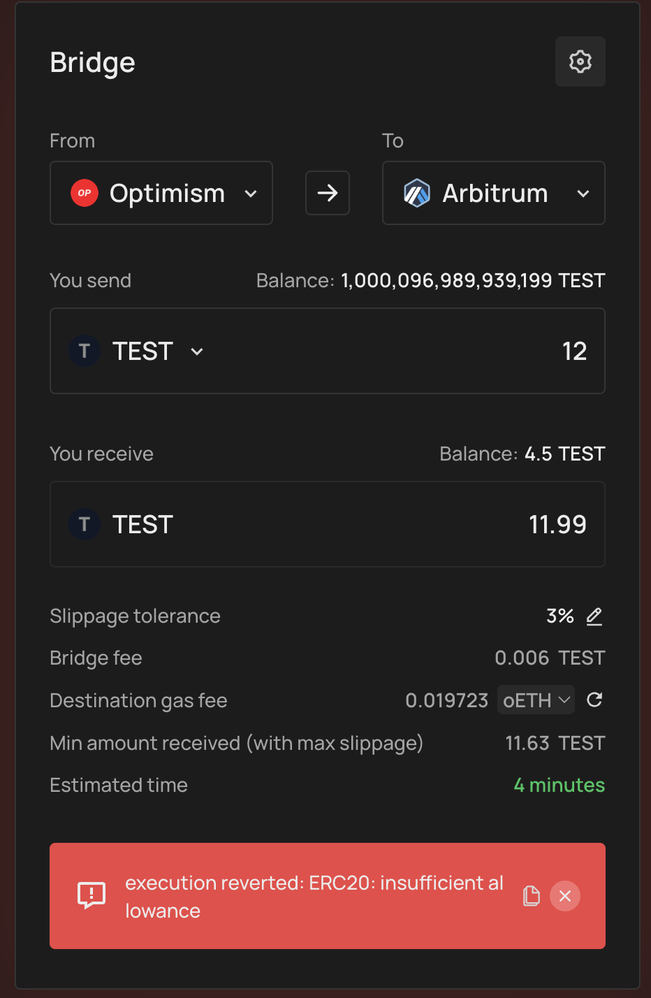 [Tetsnet] Bridge token approval transaction skipped · Issue #3880 · connext/monorepo · GitHub